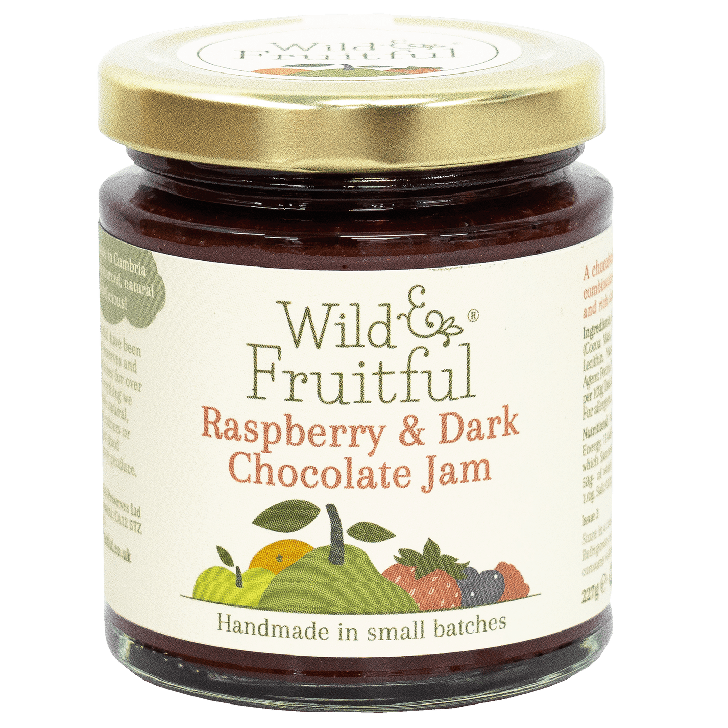 Raspberry & Dark Chocolate Jam – Wild and Fruitful